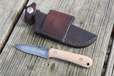 Horizontal Sheaths for Hunting Knives - Lucas Forge